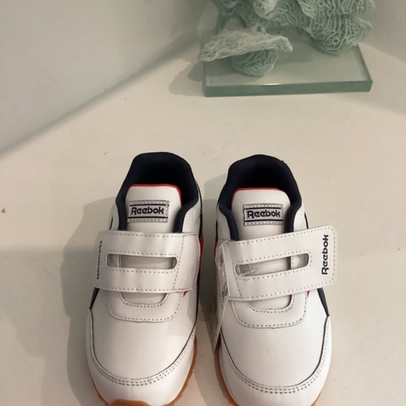 Reebok | Shoes | Reebok Red White And Blue Leather Tennis Shoes ...